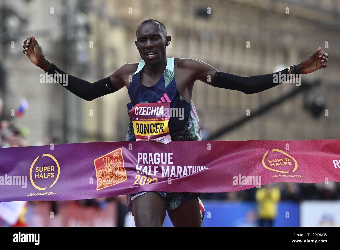 Prague, Czech Republic. 01st Apr, 2023. Roncer Konga from Kenya won the ...