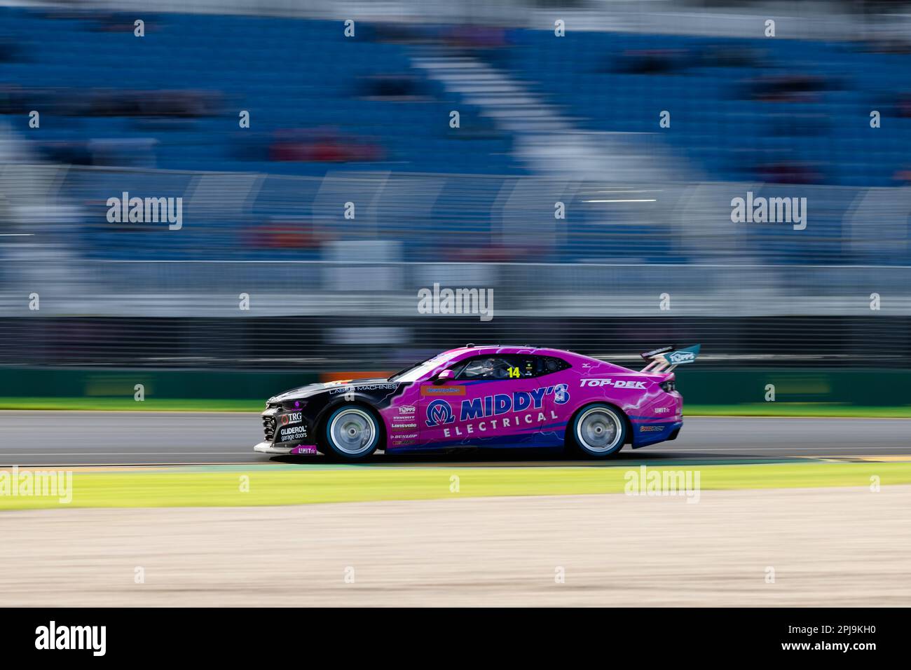 Melbourne, Australia, 1 April, 2023. Bryce Fullwood (14) driving for ...