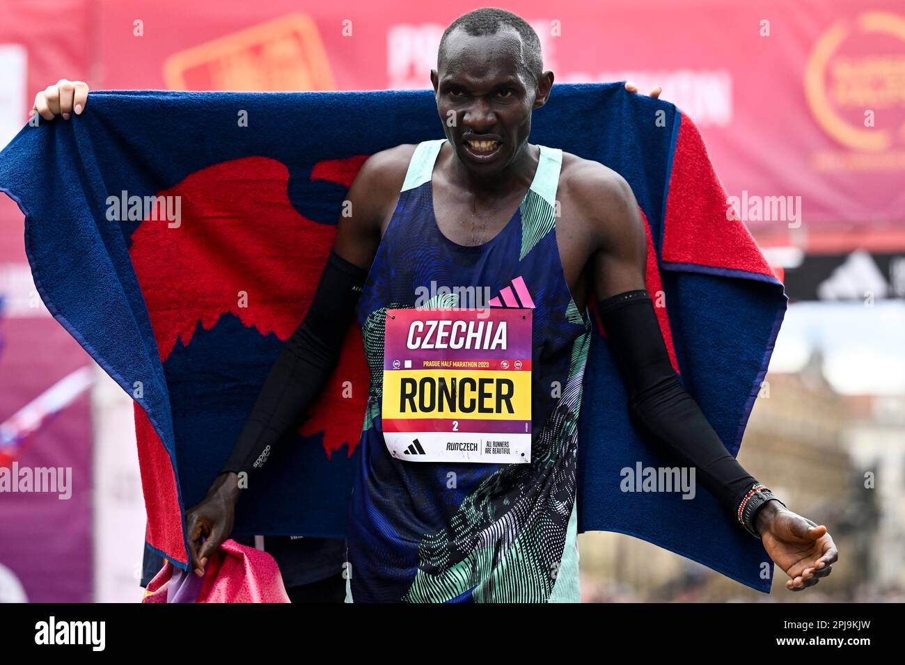 Prague, Czech Republic. 01st Apr, 2023. Roncer Konga from Kenya won the ...