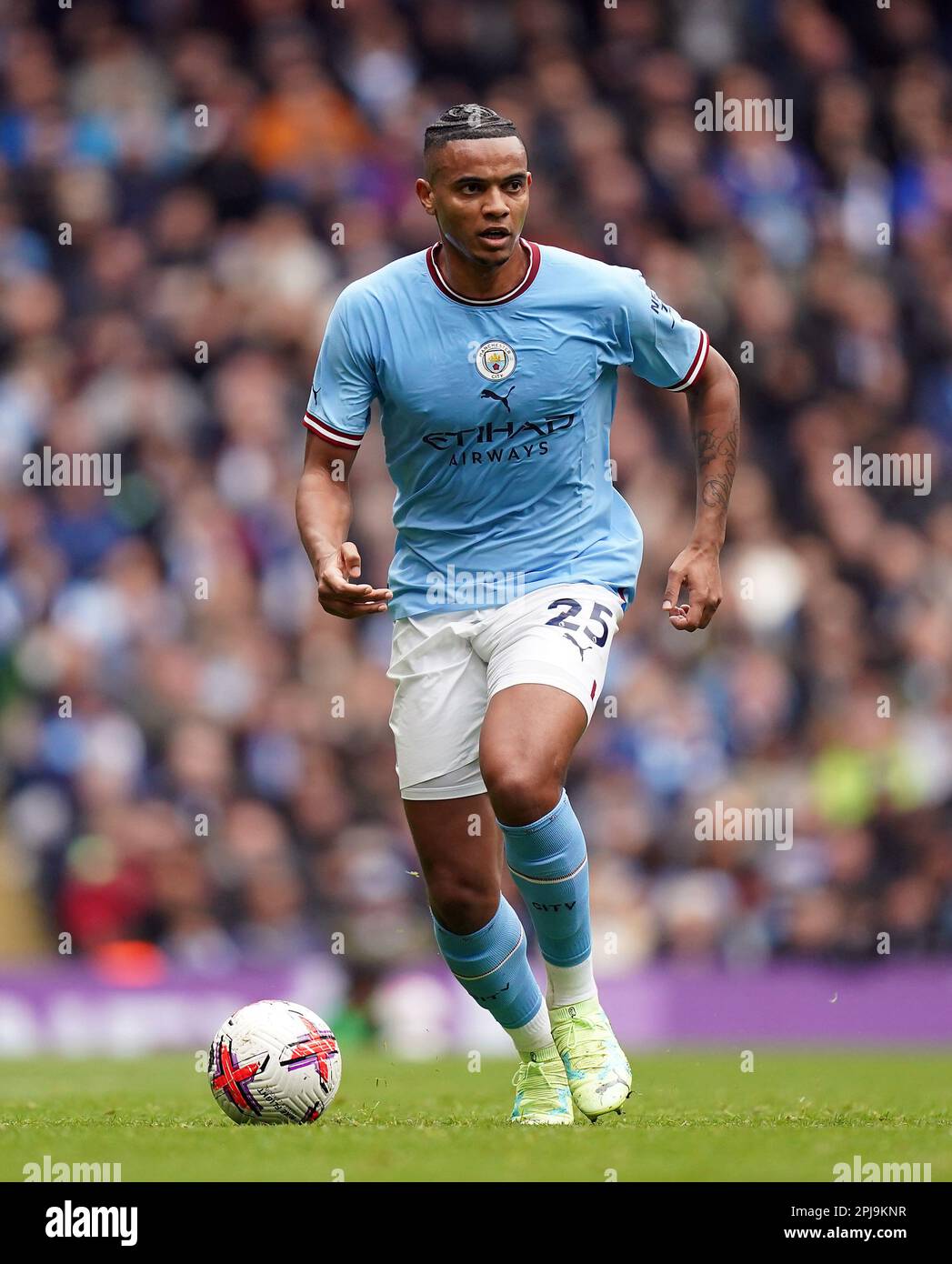 Manchester City's Manuel Akanji during the Premier League match at the ...