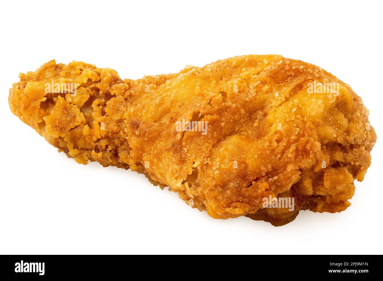 Crispy fried chicken drumstick isolated on white Stock Photo - Alamy