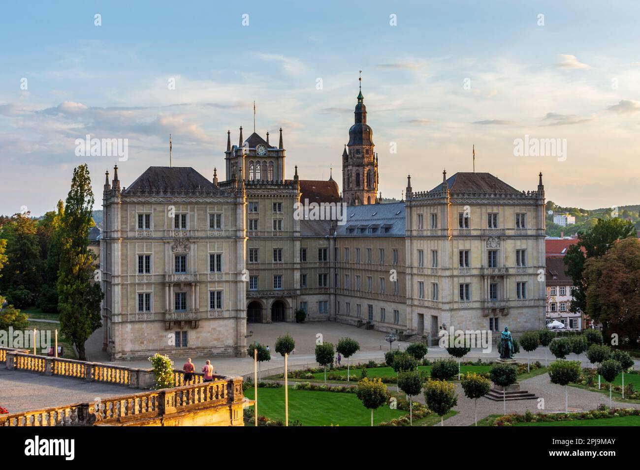 Coburg: Schloss Ehrenburg Castle, church St. Moritz in Oberfranken ...