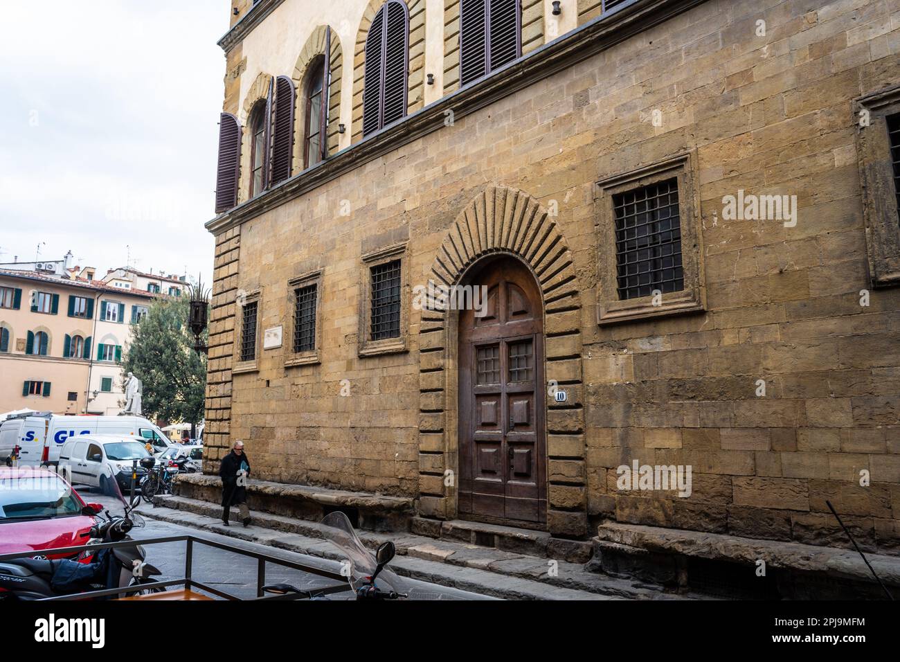 Palazzo building. Street views in Florence, Italy Stock Photo - Alamy