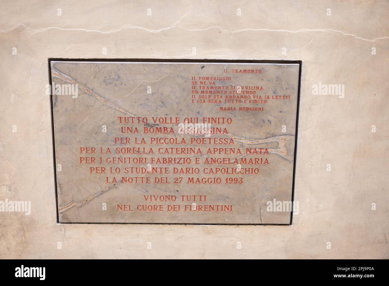 Albero della Pace (Tree of Peace) a memorial on the spot where a Mafia ...