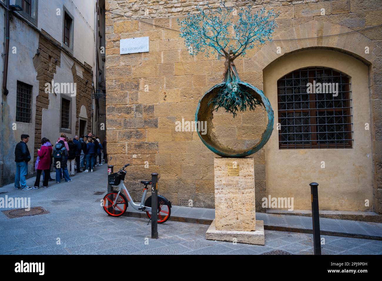 Albero della Pace (Tree of Peace) a memorial on the spot where a Mafia ...