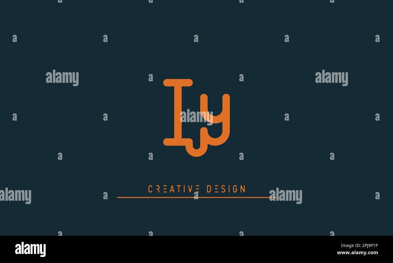 Alphabet letters Initials Monogram logo IY , YI Stock Vector Image ...