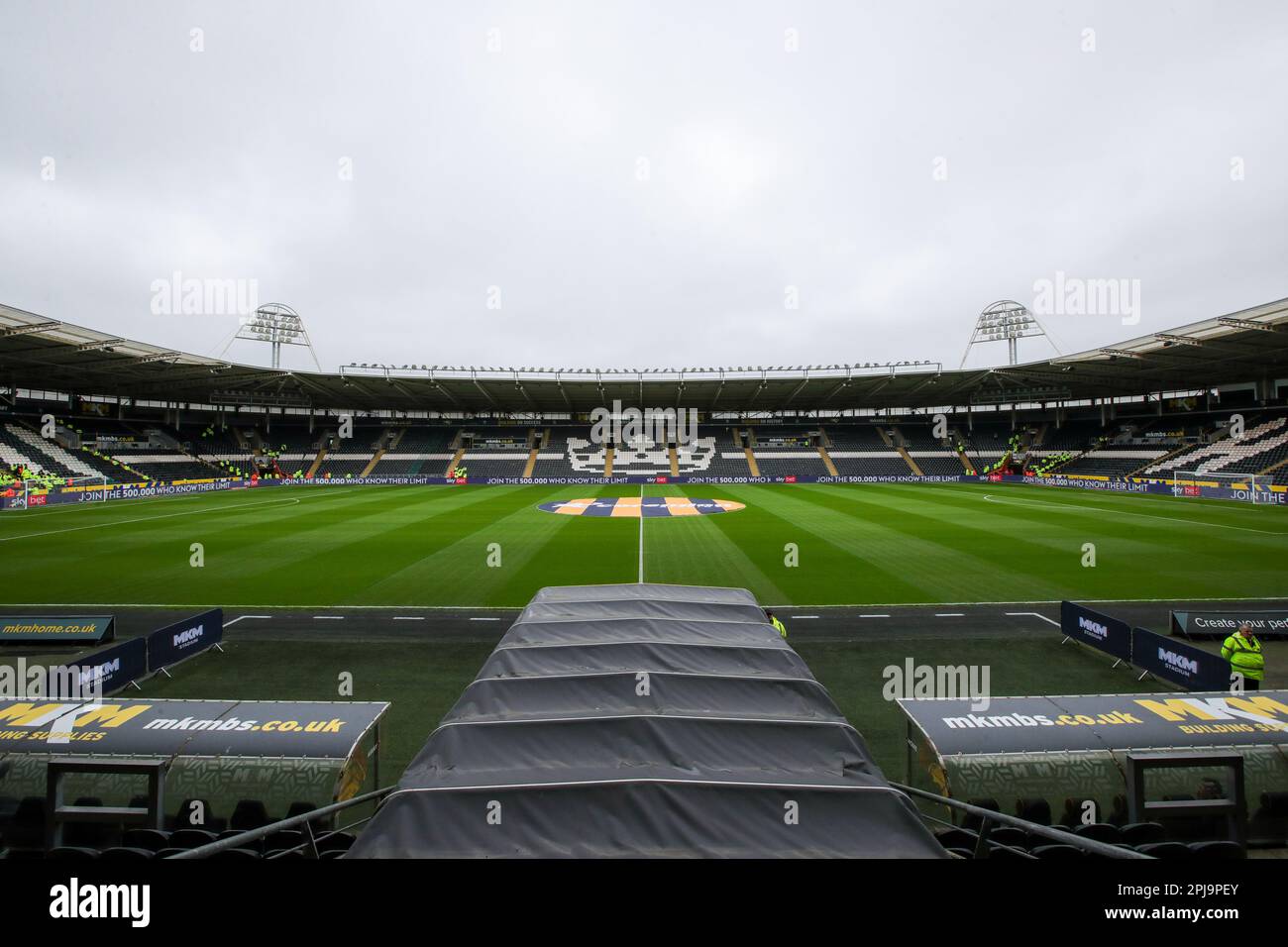 General view inside The MKM Stadium ahead of the Sky Bet Championship ...