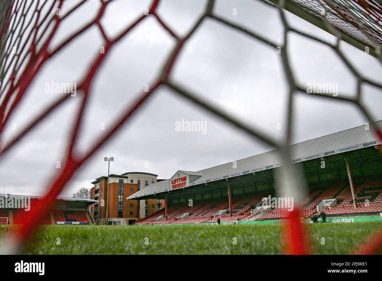 A general view of Brisbane Road Stadium before the Sky Bet League Two ...