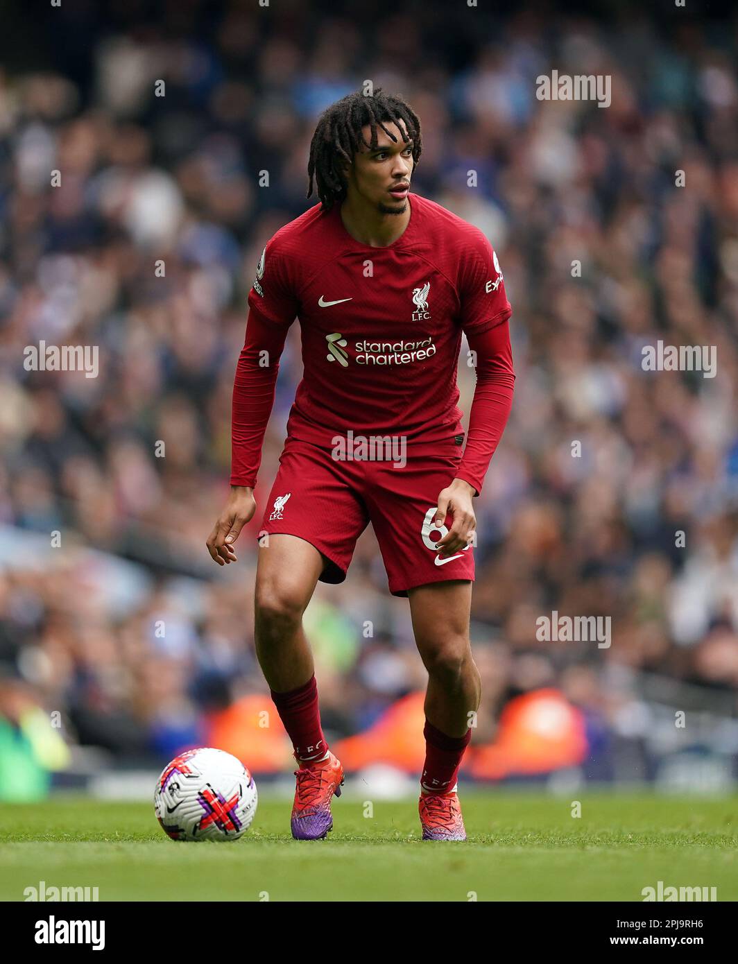 Liverpool's Trent Alexander-Arnold during the Premier League match at ...