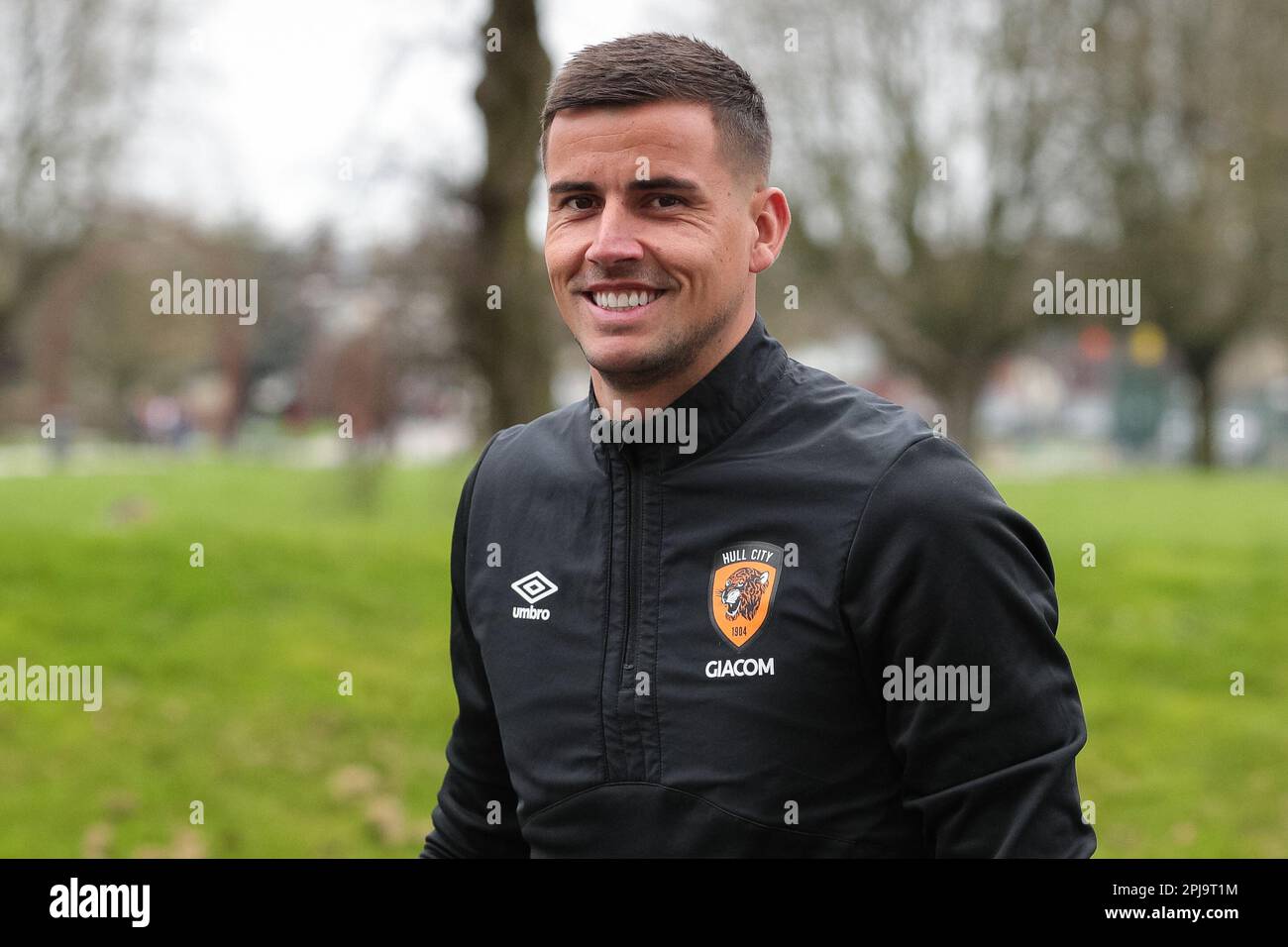 Karl Darlow #12 of Hull City arrives at The MKM Stadium ahead of the ...
