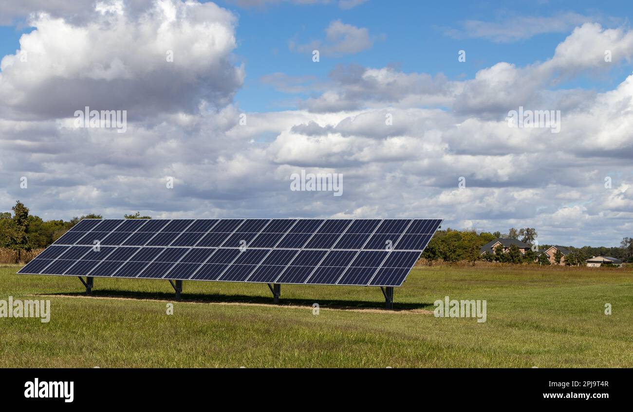 Solar panels generating electric power hi-res stock photography and ...