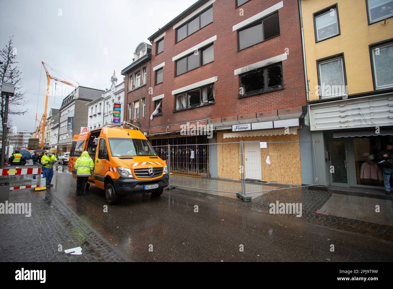 Eschweiler, Germany. 01st Apr, 2023. A vehicle belonging to the ...