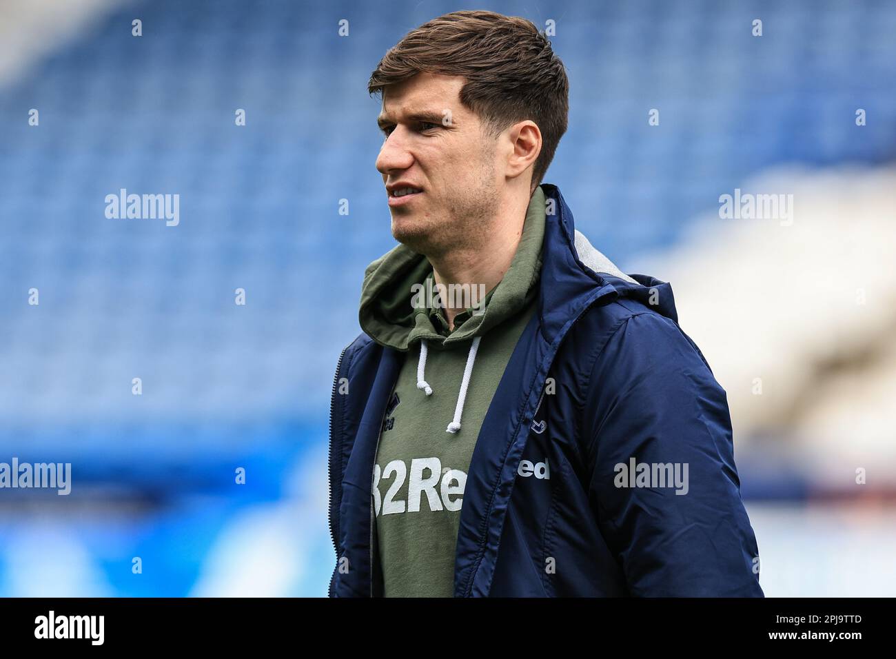 Paddy McNair #17 of Middlesbrough arrives during the Sky Bet ...