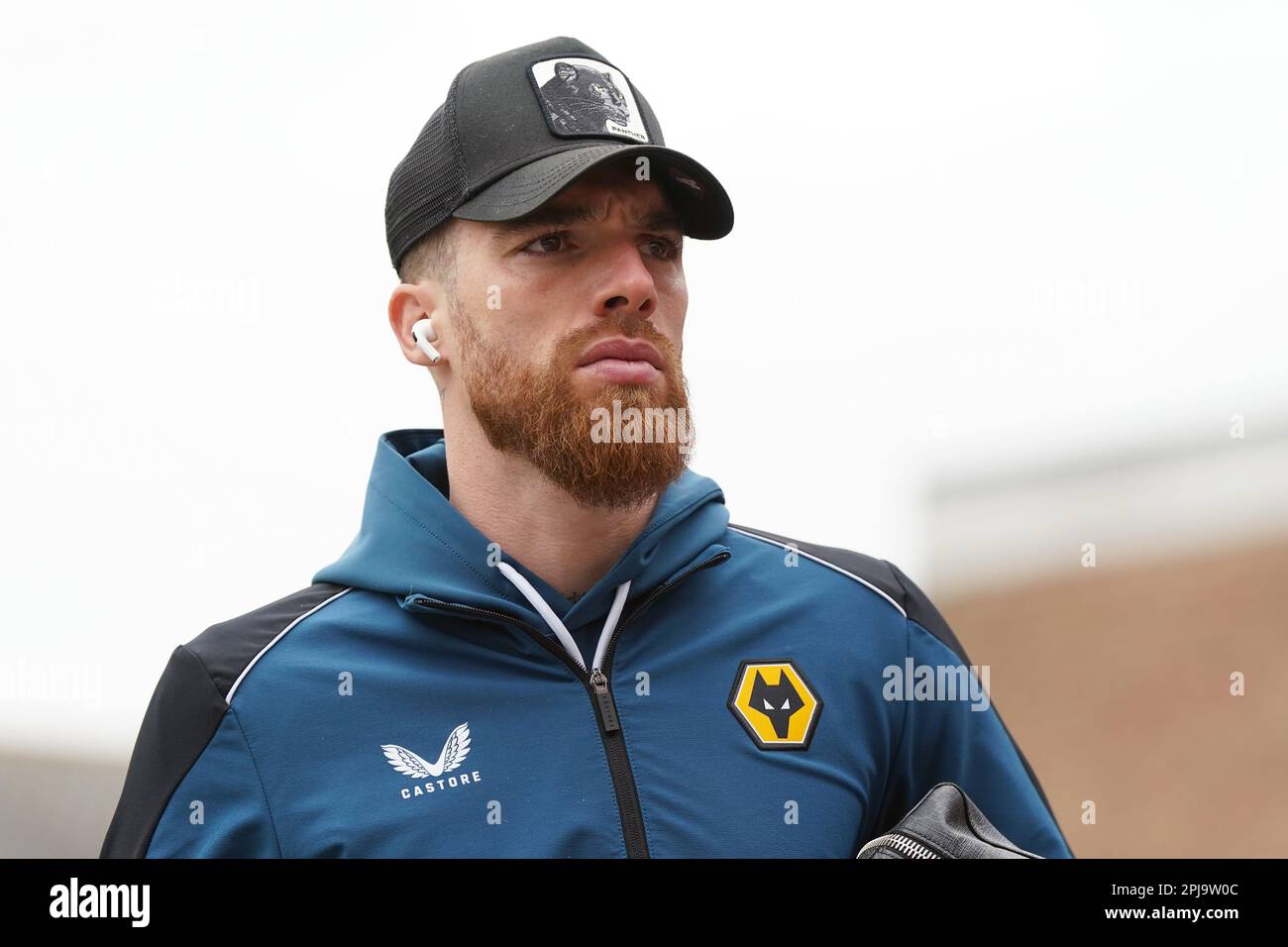 Wolverhampton Wanderers goalkeeper Jose Sa arriving at the stadium ...