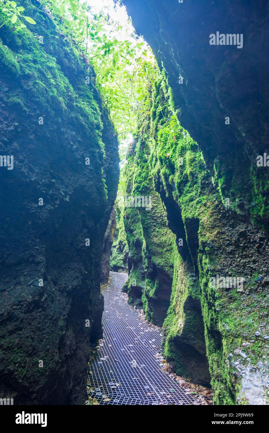 Eisenach: Drachenschlucht (dragon canyon) in Thuringian Forest ...
