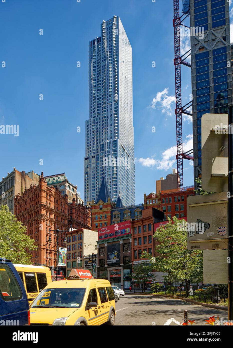 8 Spruce Street, aka New York By Gehry, has an undulating stainless ...