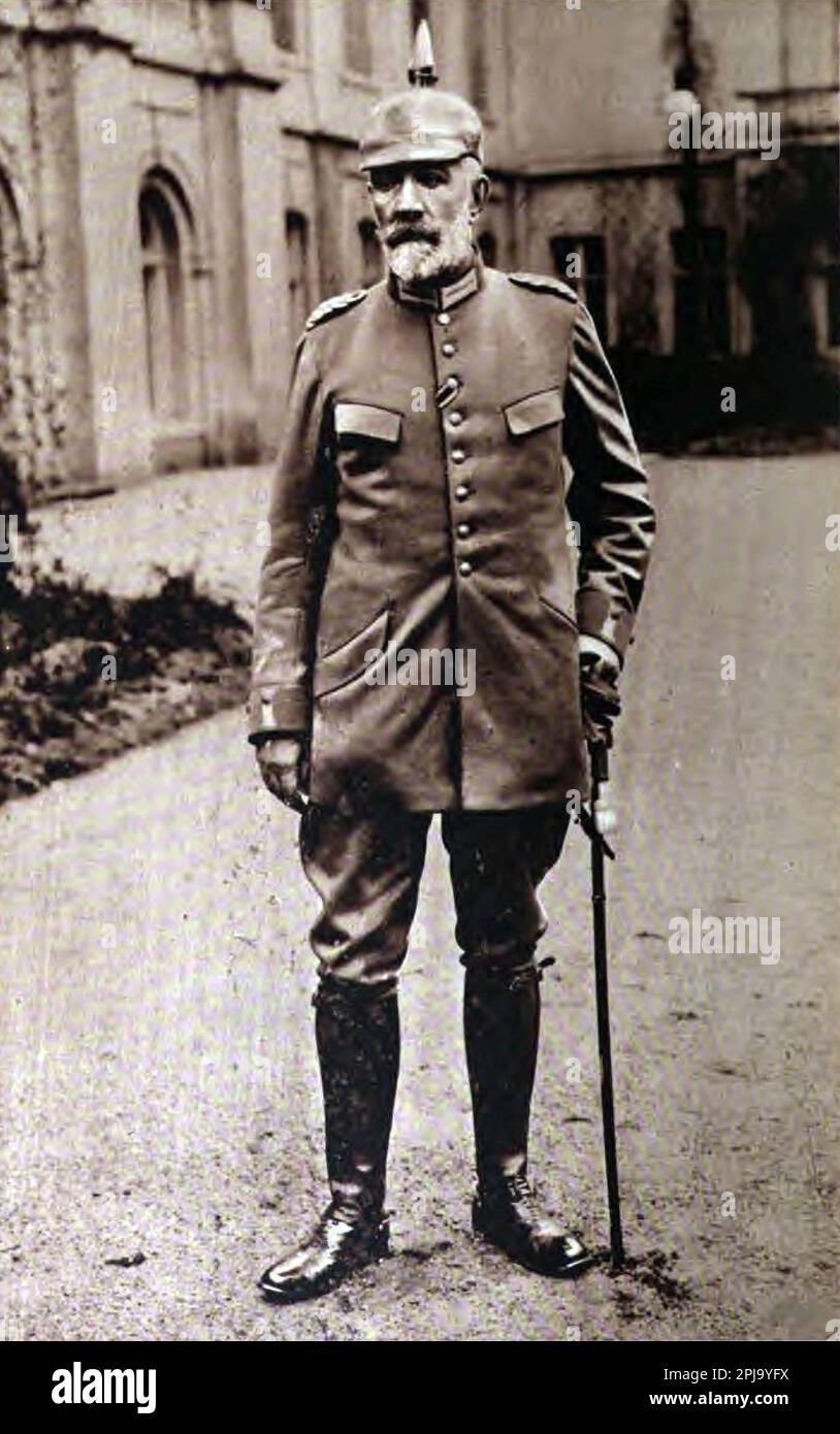 Dr. von Bethmann-Hollweg Stock Photo - Alamy