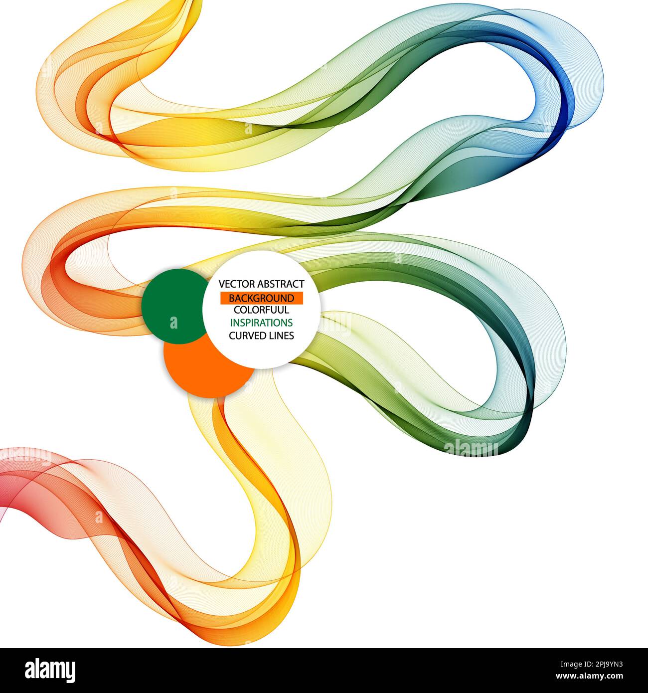 Color vector wave. Layout for advertising Stock Photo - Alamy