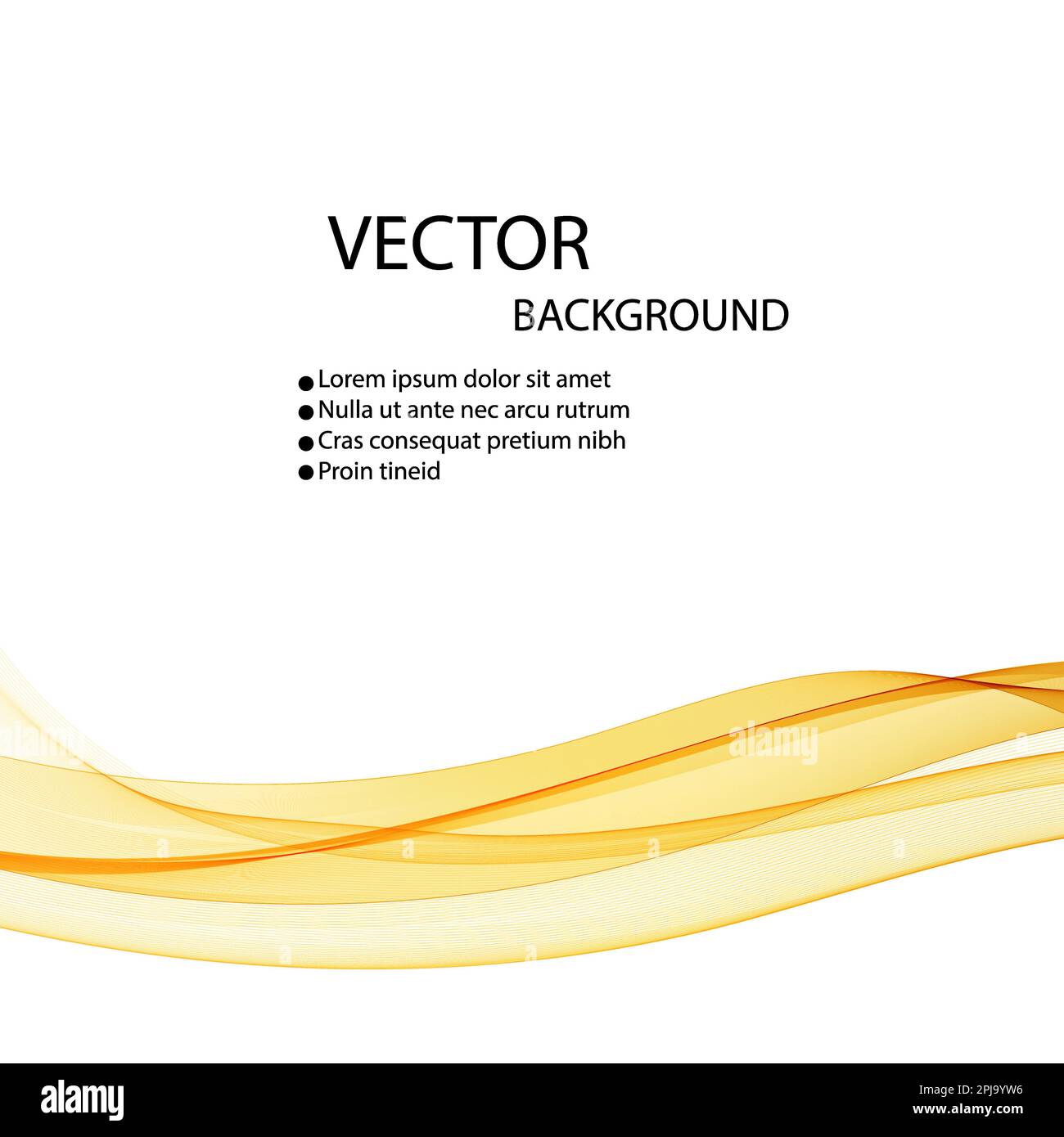 yellow wave. abstract vector graphics Stock Photo - Alamy