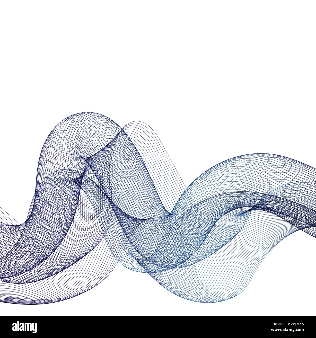 Abstract wave pattern. Vector design element Stock Photo - Alamy