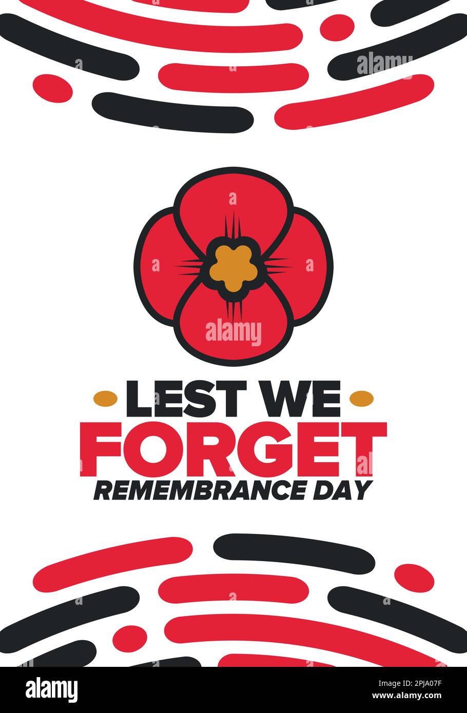 Remembrance Day. Lest we Forget. Remembrance poppy. Memorial day to ...