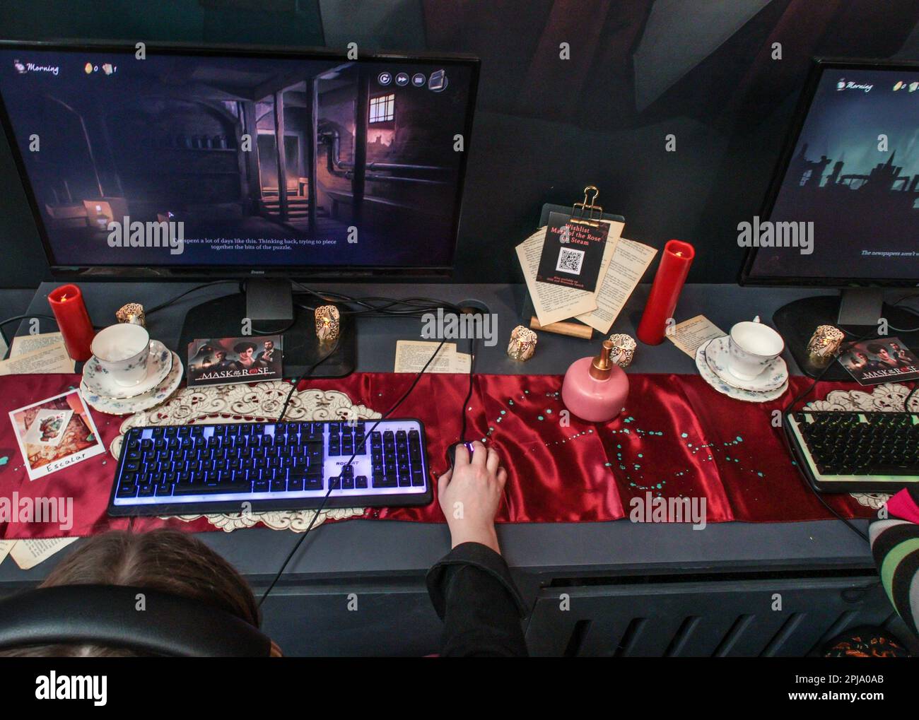 London, UK. 01st Apr, 2023. The computer gaming convention in London ...