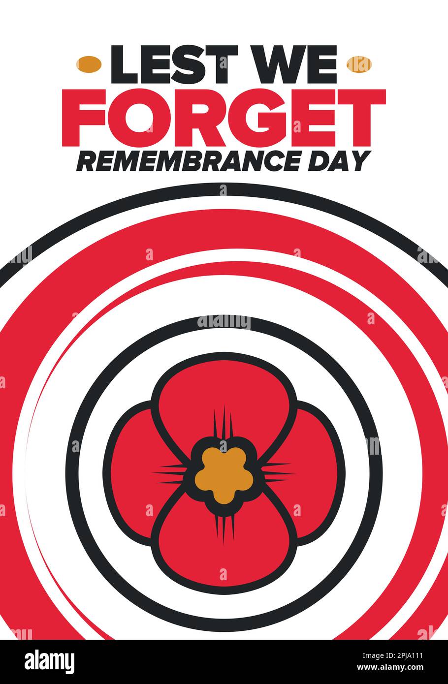 Remembrance Day. Lest we Forget. Remembrance poppy. Memorial day to ...