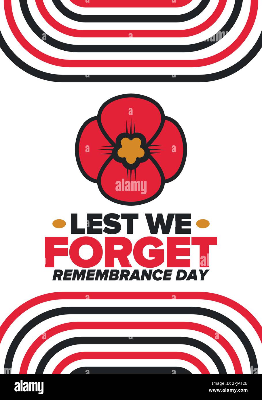 Remembrance Day. Lest we Forget. Remembrance poppy. Memorial day to ...