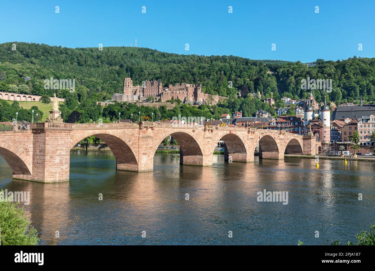 Karl Theodor bridge - Brucke also called the Old Bridge over the River ...