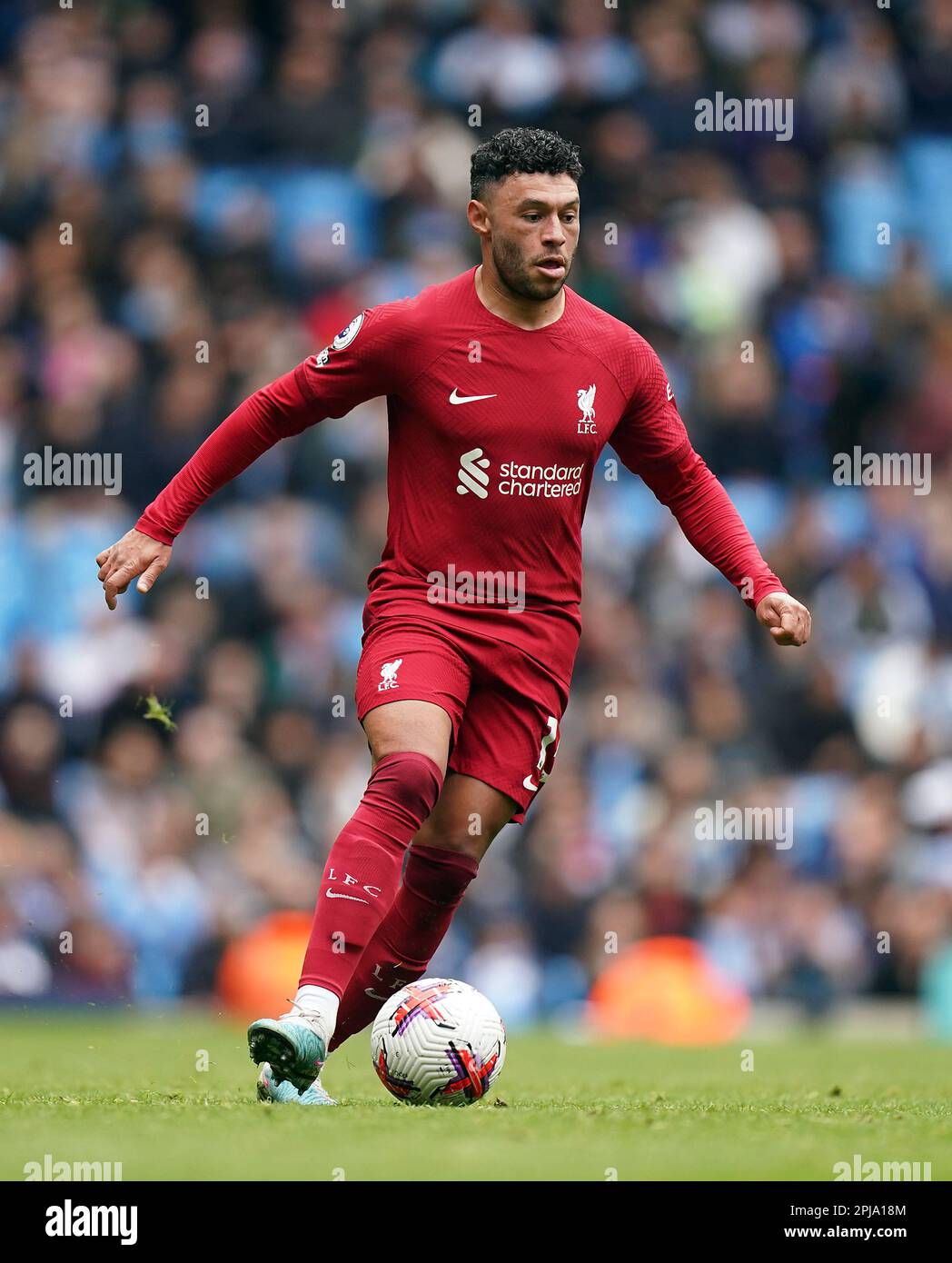 Liverpool's Alex Oxlade-Chamberlain during the Premier League match at ...