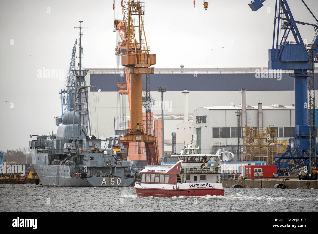 01 April 2023, Mecklenburg-Western Pomerania, Rostock Warnemünde: A ...