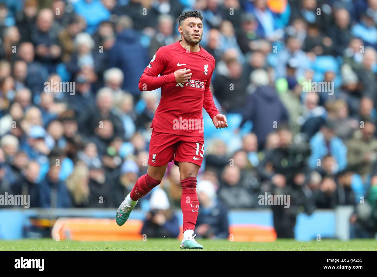 Alex Oxlade-Chamberlain #15 of Liverpool during the Premier League ...