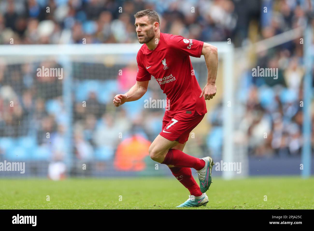 James Milner #7 of Liverpool during the Premier League match Manchester ...