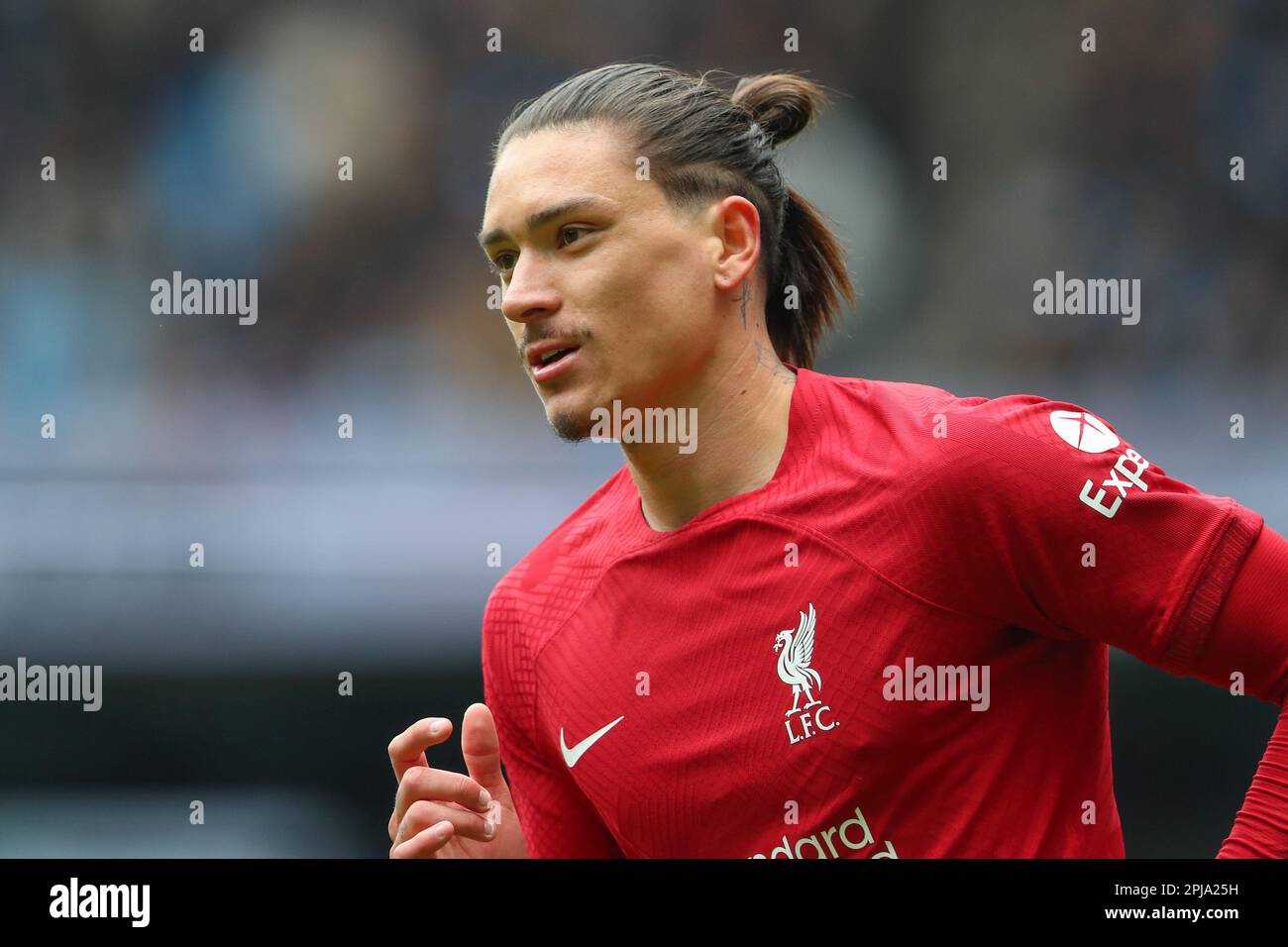 Darwin Núñez #27 of Liverpool during the Premier League match ...