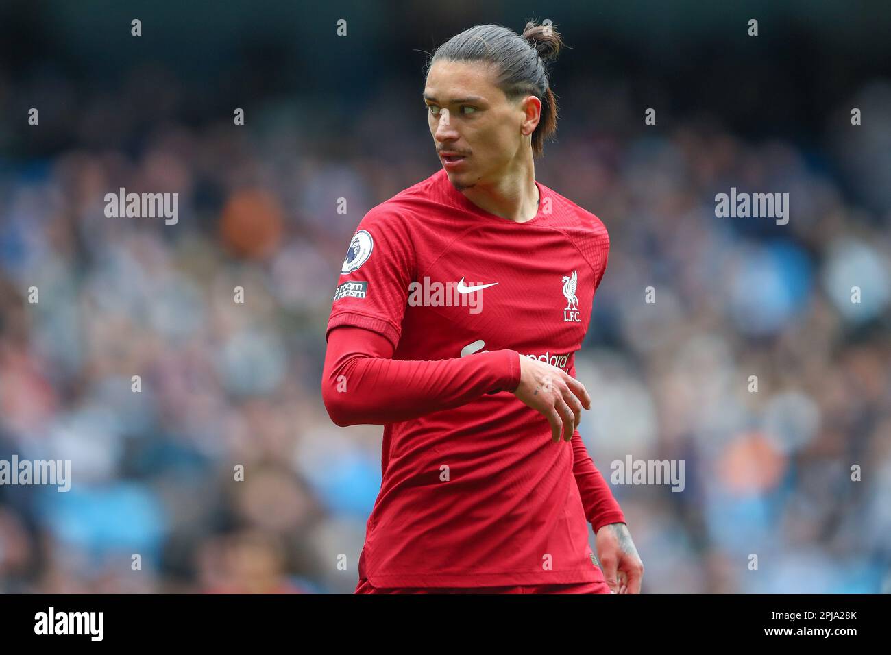 Darwin Núñez #27 of Liverpool during the Premier League match ...