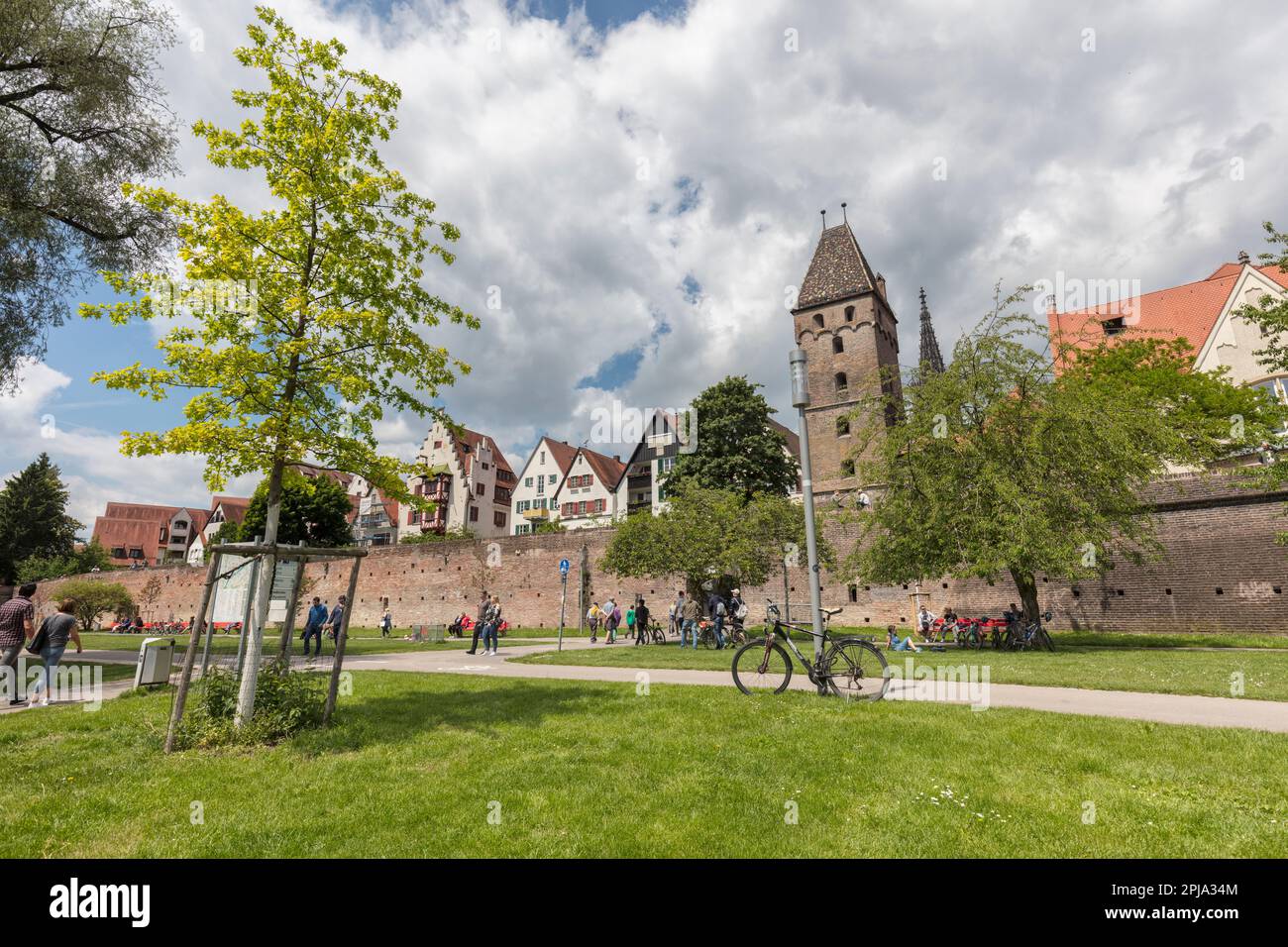 Metzgerturm city gate also called Butcher Tower by the medieval ...