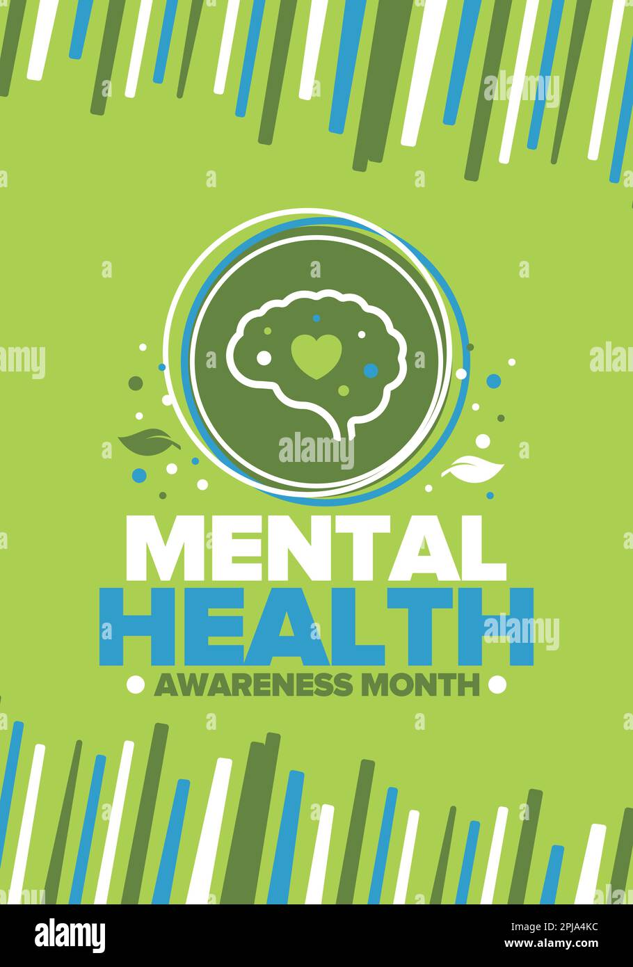 Mental Health Awareness Month in May. Raising awareness of mental ...