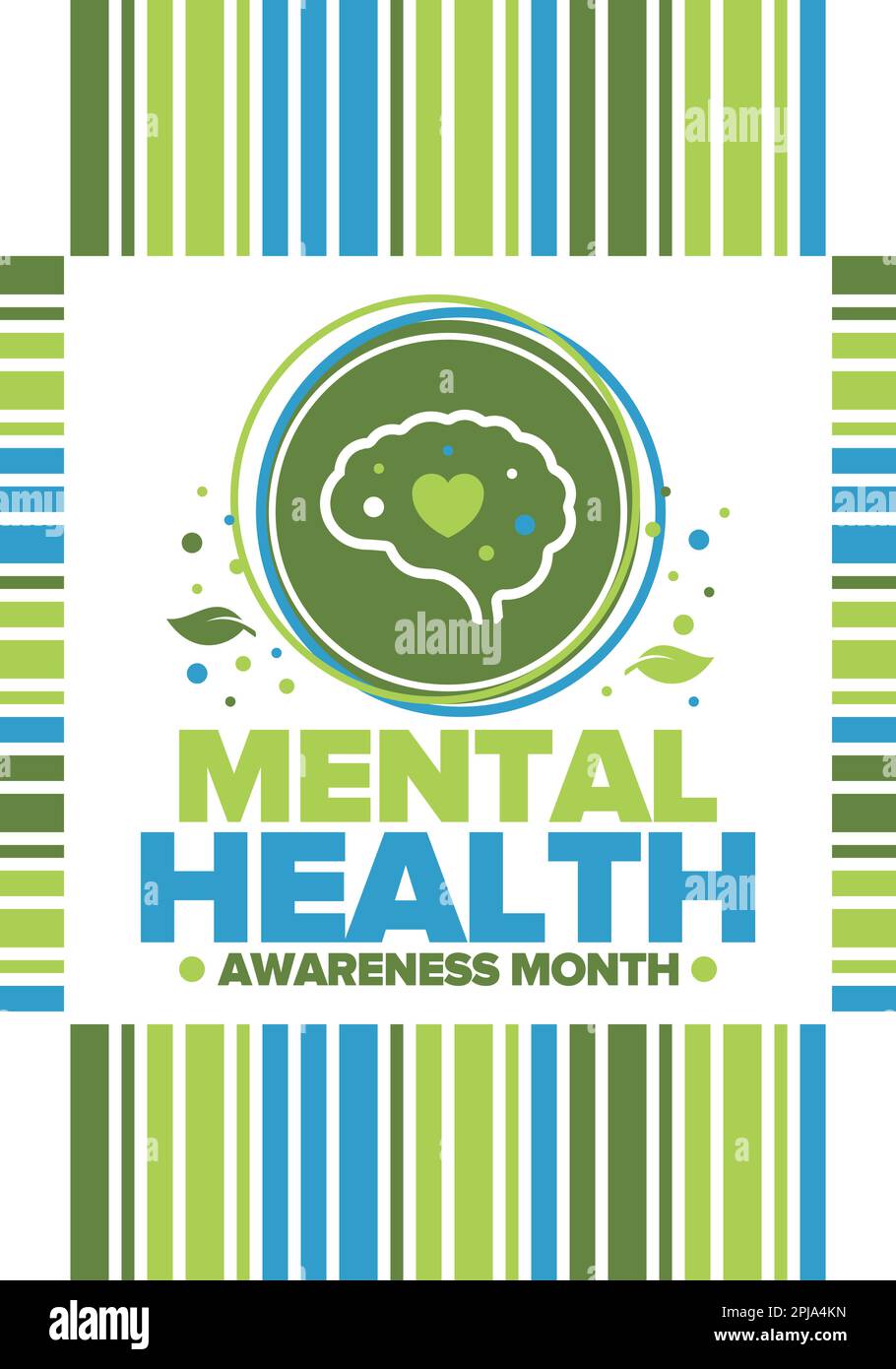 Mental Health Awareness Month in May. Raising awareness of mental ...