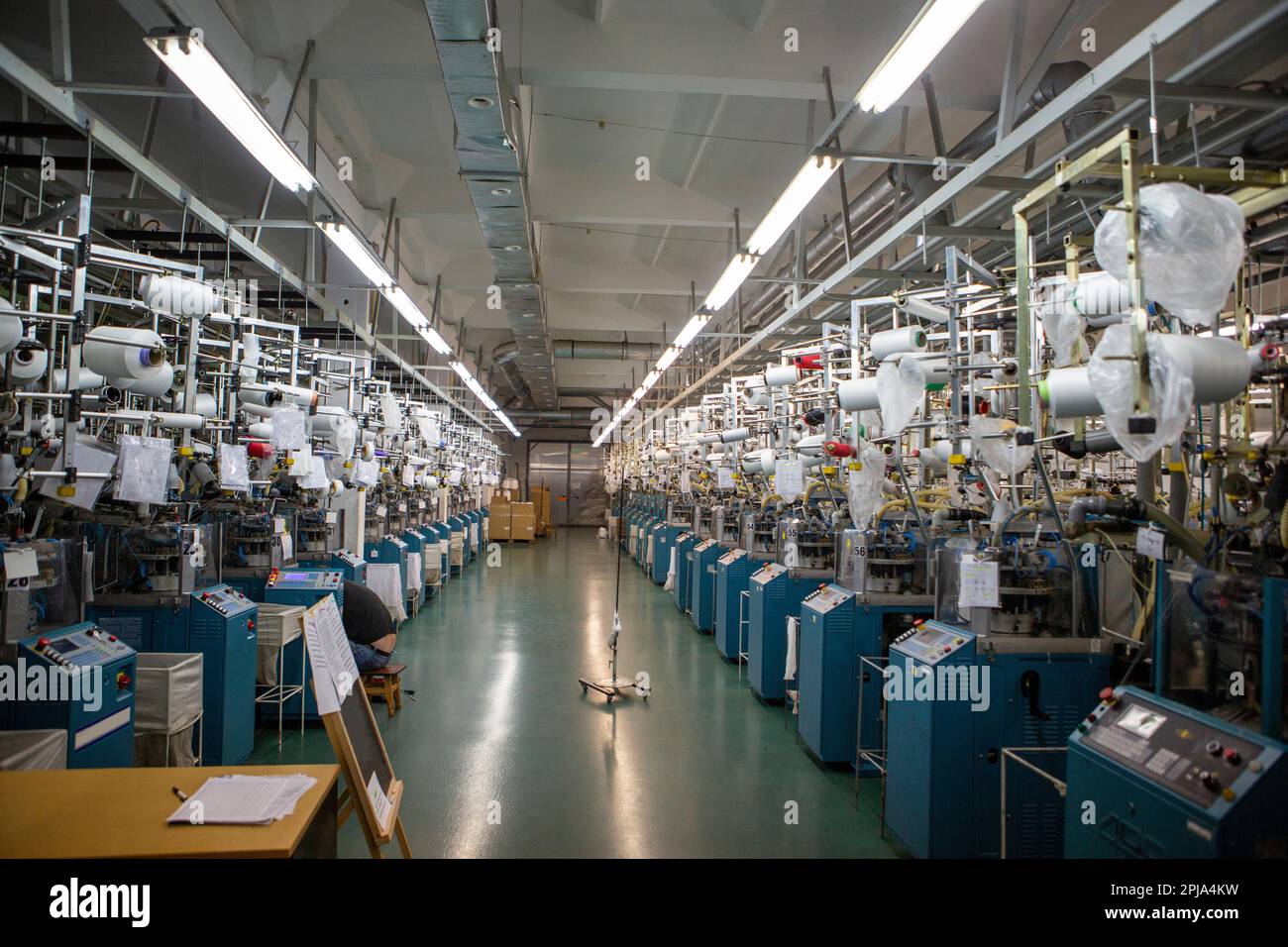 Modern weaving machine loom hi-res stock photography and images - Alamy