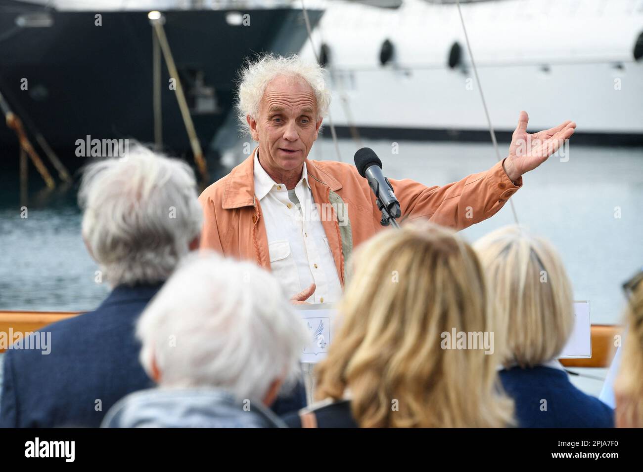 Cannes, France. 31st Mar, 2023. Unveiling ceremony of Philippe Monnet's ...