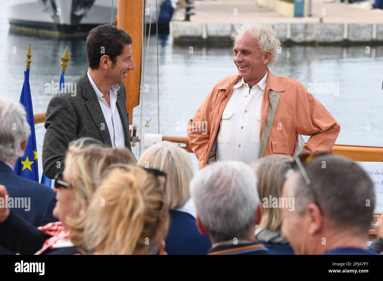 Cannes, France. 31st Mar, 2023. Unveiling ceremony of Philippe Monnet's ...