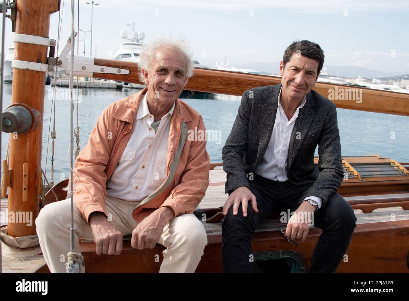 Cannes, France. 31st Mar, 2023. Unveiling ceremony of Philippe Monnet's ...