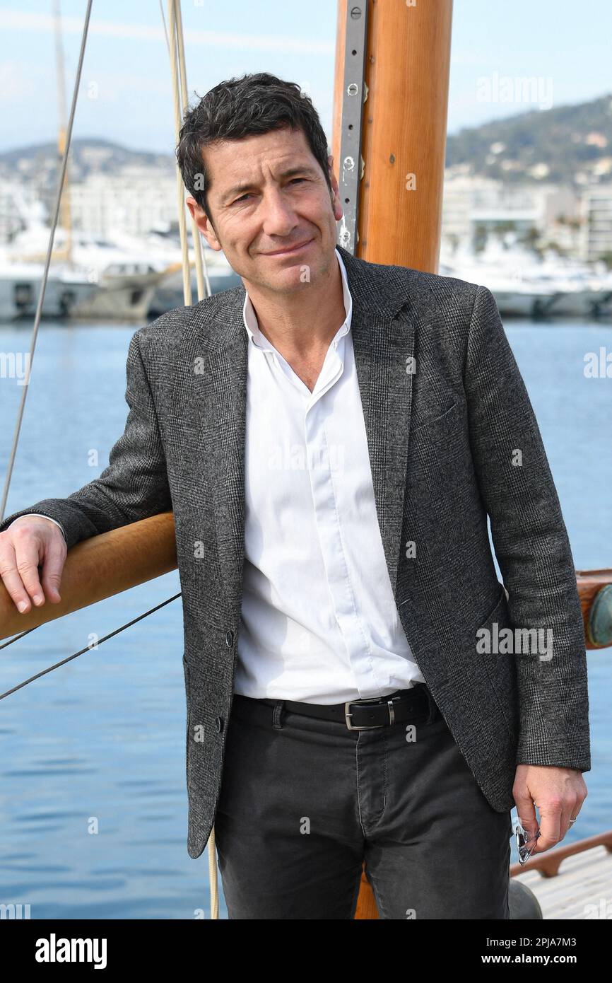 Cannes, France. 31st Mar, 2023. David Lisnard, Mayor of Cannes, on the ...