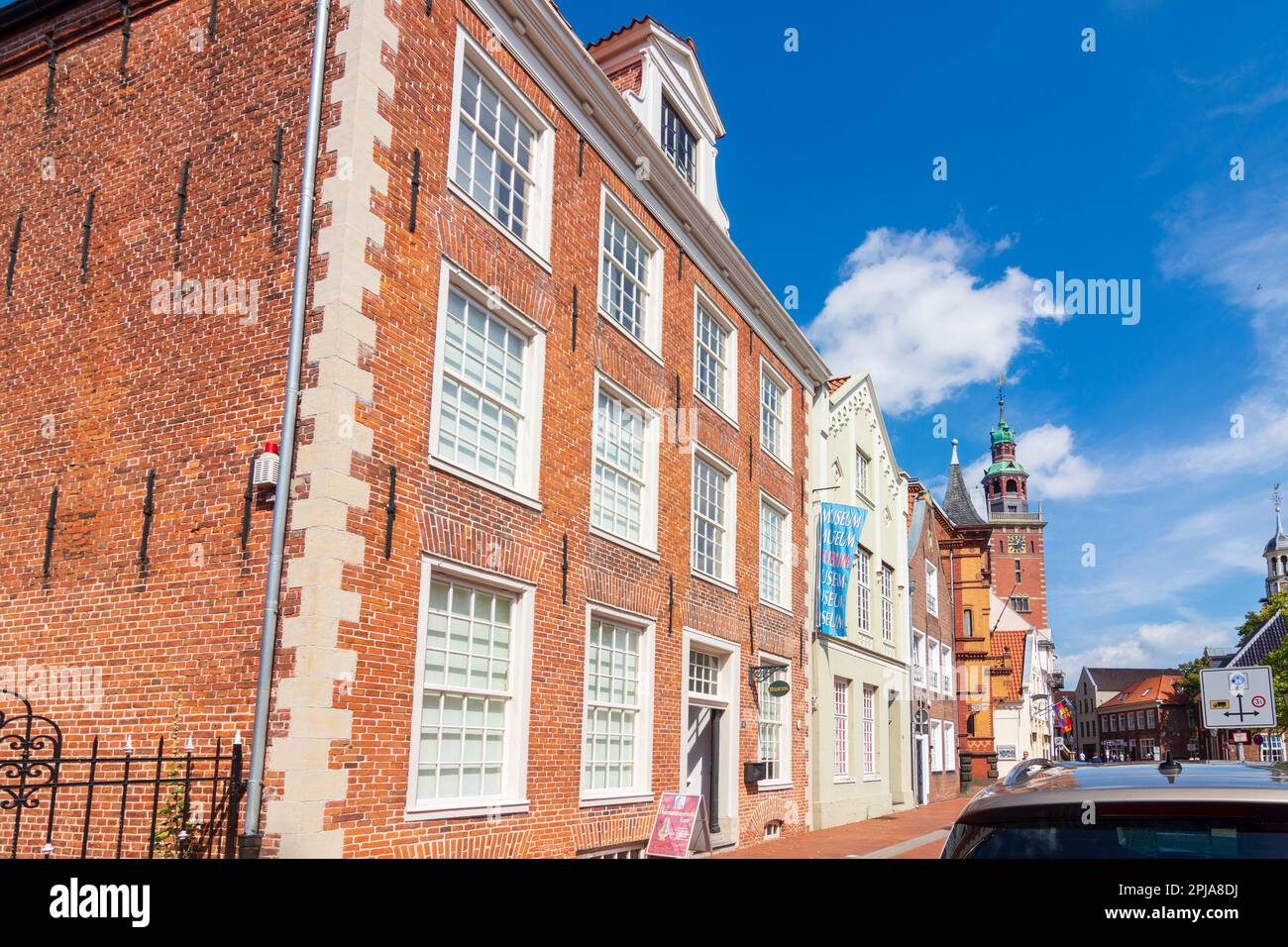 Leer: local museum Heimatmuseum, Town Hall tower in Ostfriesland ...