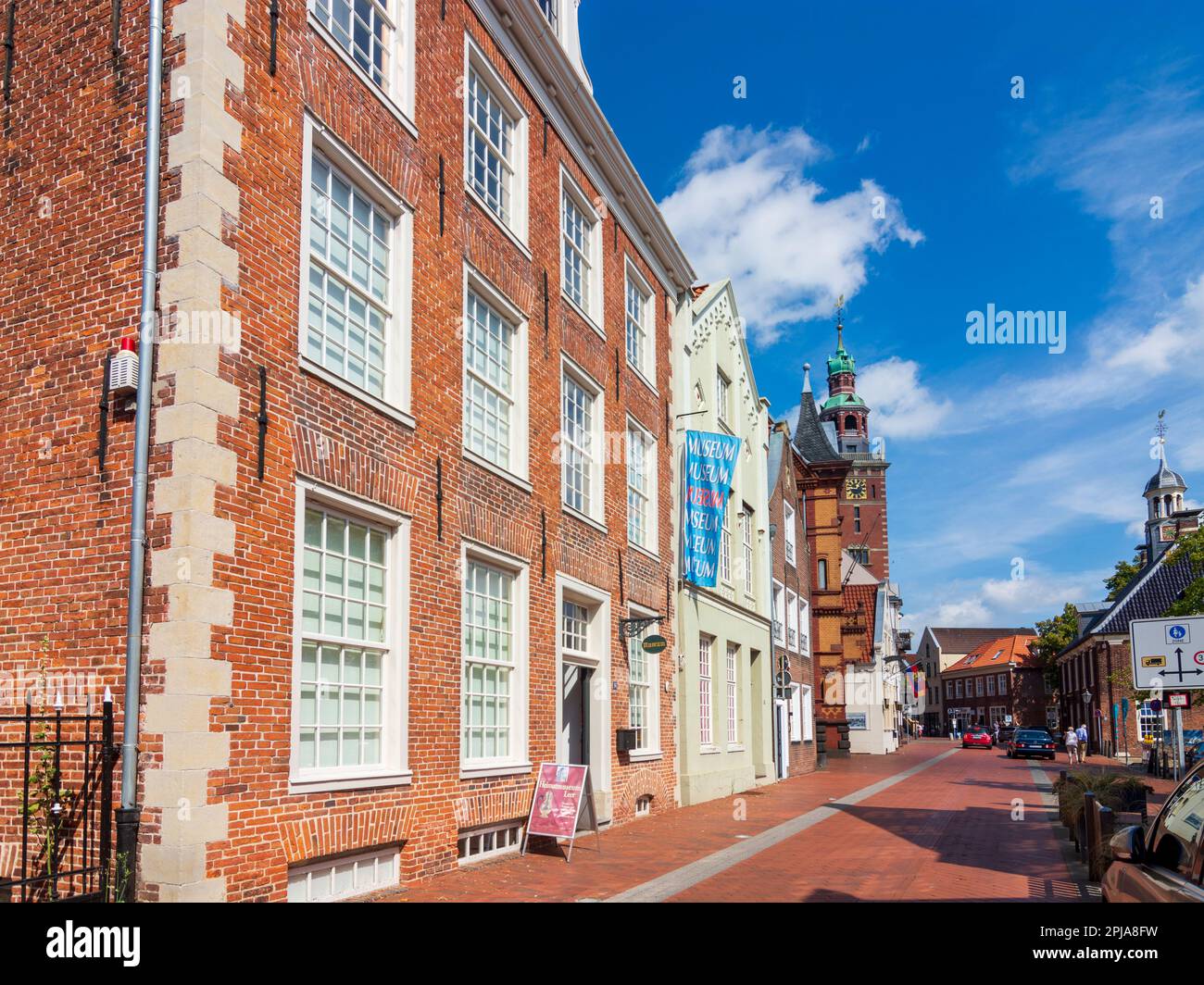 Leer: local museum Heimatmuseum, Town Hall tower in Ostfriesland ...