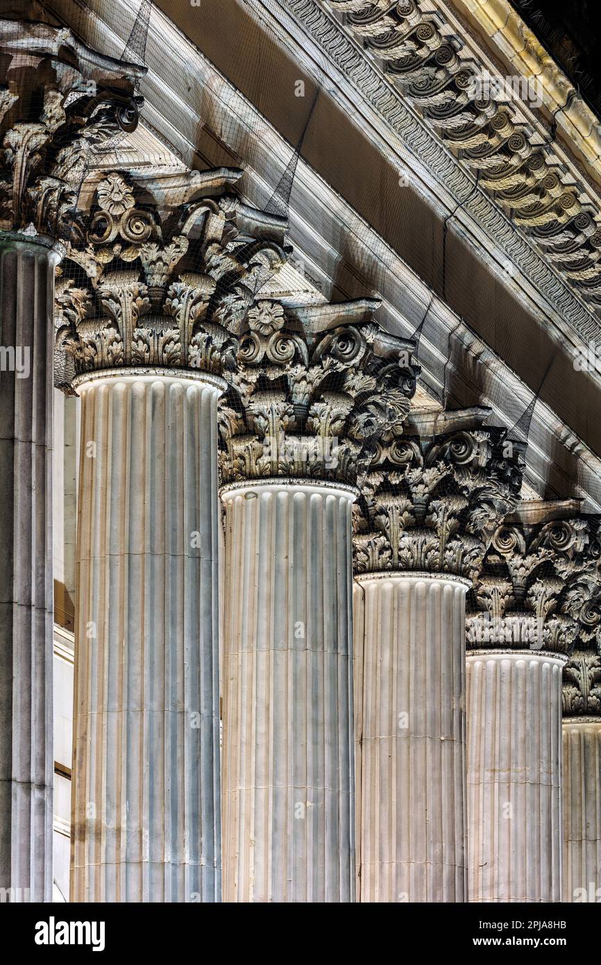 columns of the Old Exchange Stock Photo - Alamy