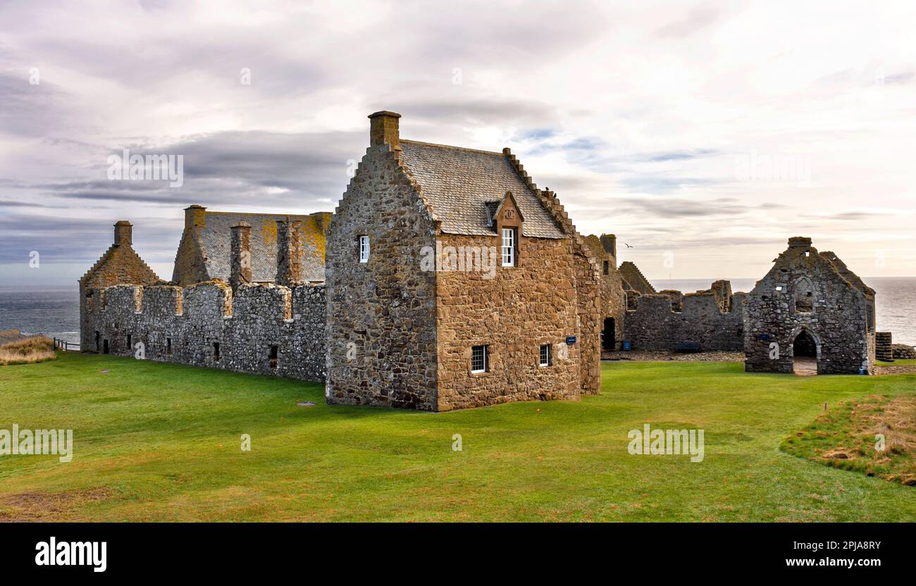 Dunnottar Castle Stonehaven Aberdeenshire the Silver House and West ...