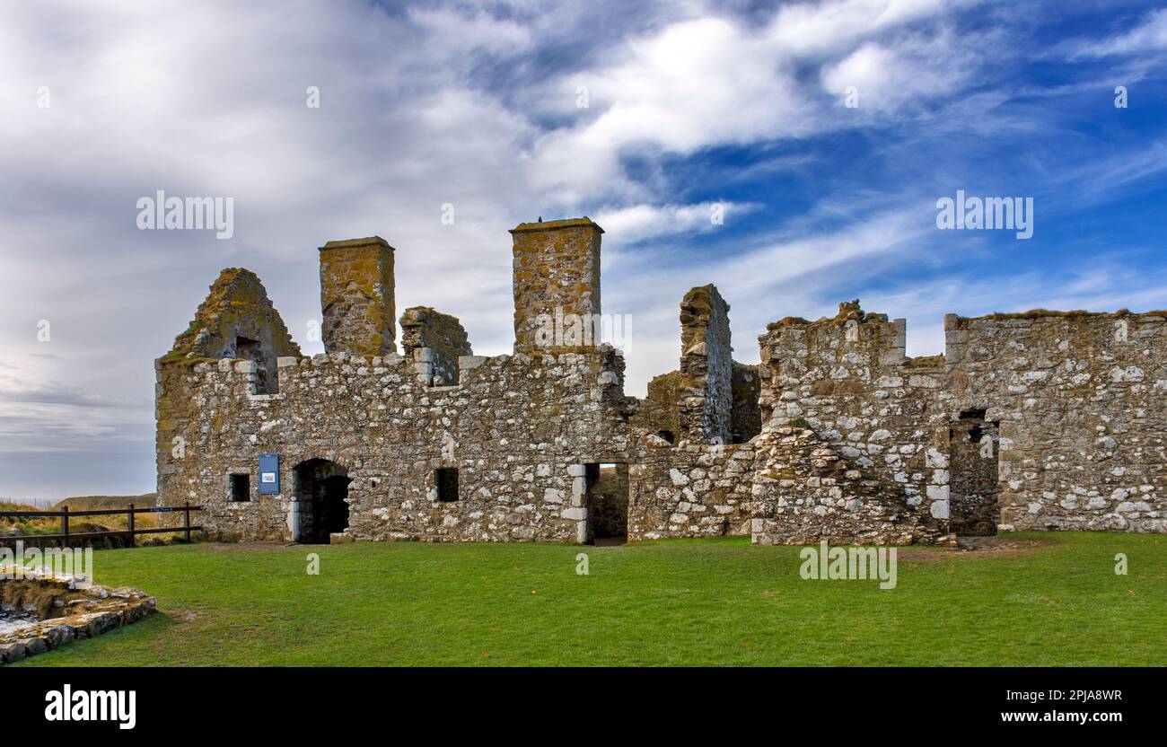 Dunnottar Castle Stonehaven Aberdeenshire the Stables Stock Photo - Alamy