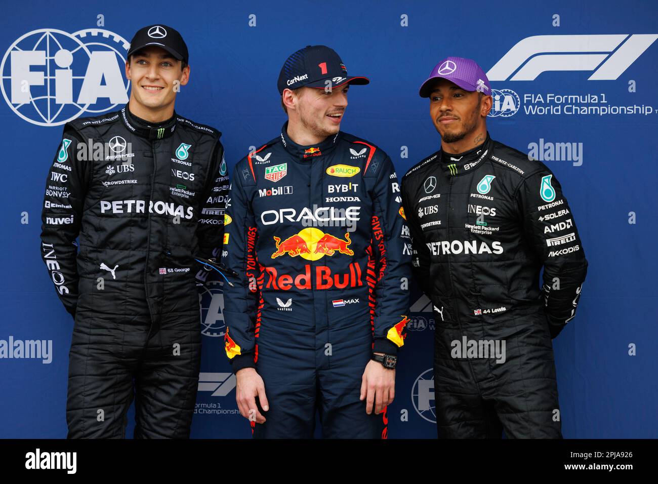 Hamilton russell 2023 podium hi-res stock photography and images - Alamy