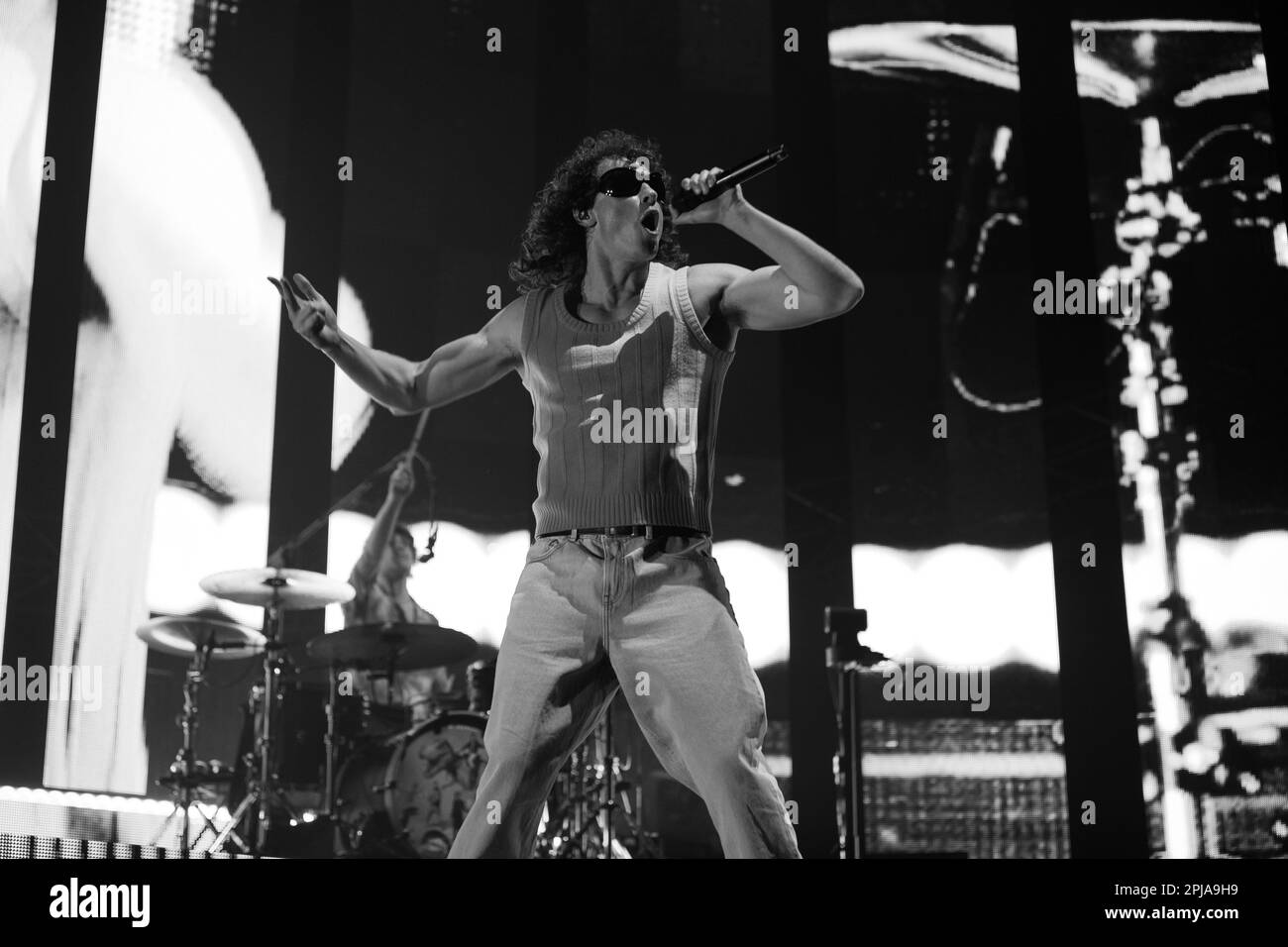 Don Broco live at First Direct Arena Leeds Uk, 23rd March 2023 Stock ...